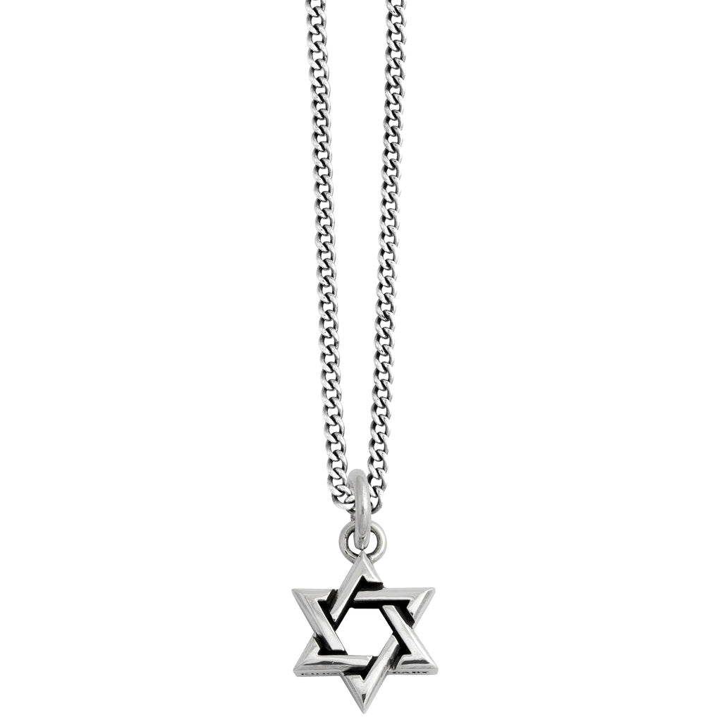 King Baby Silver Star of David Pendant