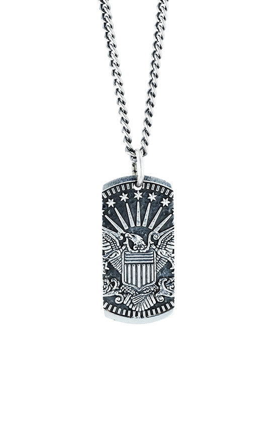 Eagle Dog Tag Pendant – King Baby