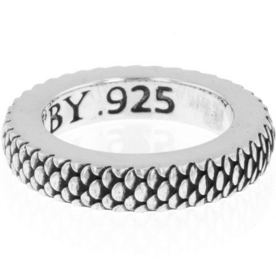 King Baby Dragon Scale Infinity Ring